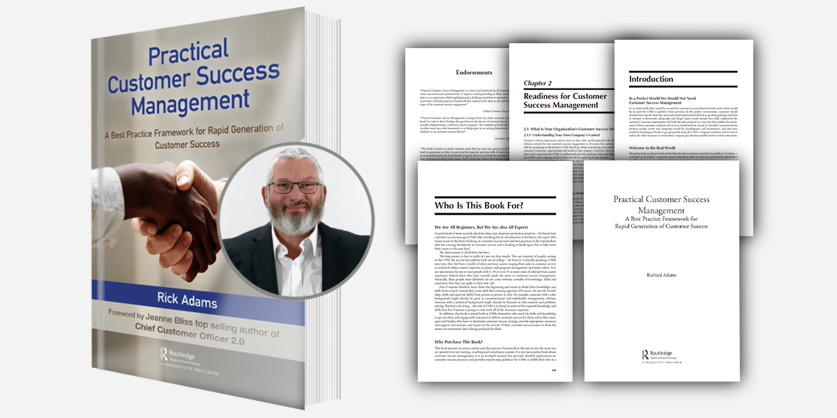 Practical Customer Success Management - Book By Rick Adams